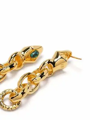 AURÉLIE BIDERMANN Tao Snake Drop Earrings