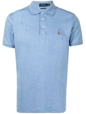 Polo Ralph Lauren Polo-pony Embroidered Polo Shirt - Blue
