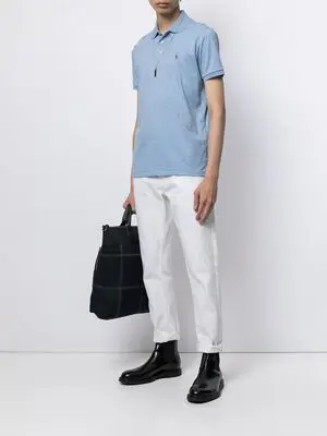 Polo Ralph Lauren Polo-pony Embroidered Polo Shirt - Blue