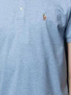 Polo Ralph Lauren Polo-pony Embroidered Polo Shirt - Blue