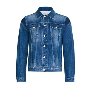Alexander McQueen Graffiti Denim Jacket Blue Washed