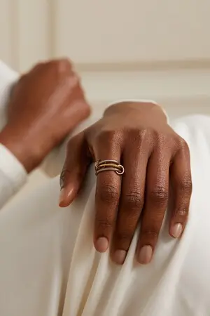 SPINELLI KILCOLLIN Solarium Set Of Three Rings - Gold