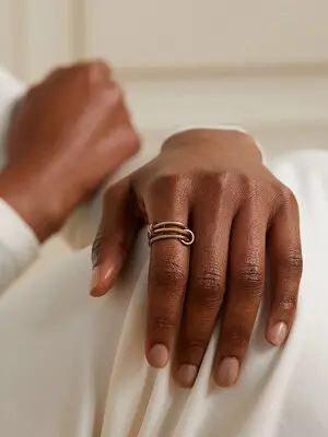 SPINELLI KILCOLLIN Solarium Set Of Three Rings - Gold