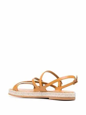TOD'S Strappy Raffia Sole Sandals