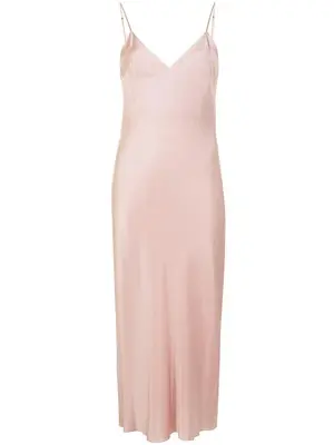 GILDA & PEARL Sophia Midi Slip Dress - Pink