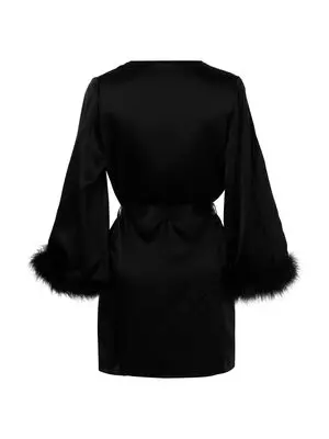 GILDA & PEARL Kitty Short Robe - Black
