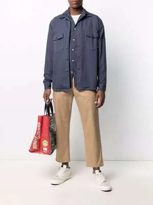 DEPERLU Button-down Shirt - Blue