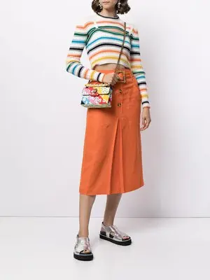 Kurt Geiger Mini Kensington Striped Bag