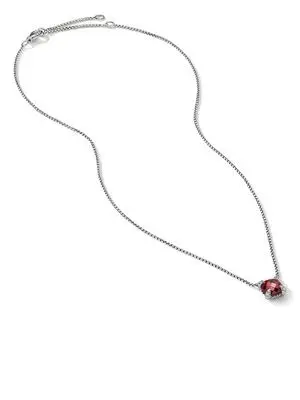 David Yurman Petite Chatelaine Necklace - Red