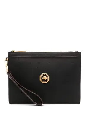 Stefano Ricci Logo-plaque Clutch Bag