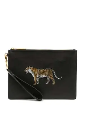 Stefano Ricci Painted-tiger Clutch Bag