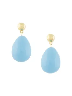 ESHVI Drop Pendant Earrings Blue