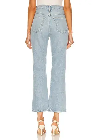 AGOLDE Pinch Waist High-rise Kick Jeans - Riptide