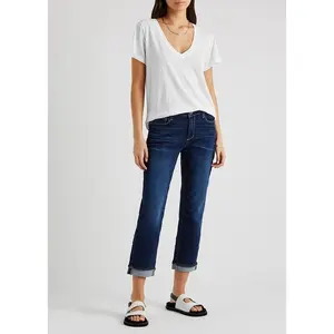 Paige Brigitte Slim Boyfriend Jeans