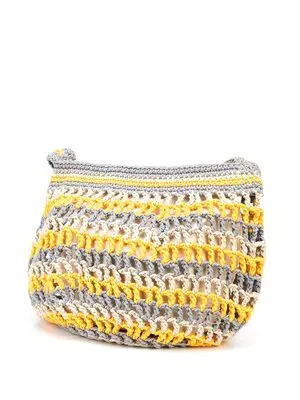 Marni Striped Crochet Tote Bag
