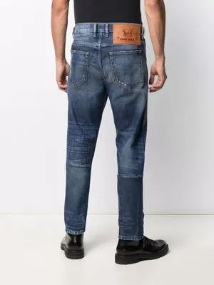 DIESEL® Patchwork Straight-leg Jeans