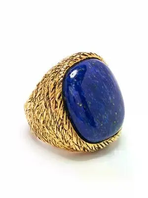 AURÉLIE BIDERMANN Miki Lapis Lazuli Ring - Gold