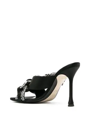 N°21 Chunky Chain Crystal-embellished Sandals