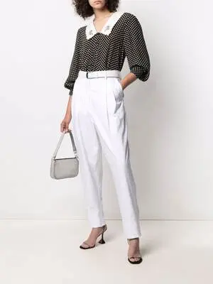 N°21 High-waisted Tapered Trousers
