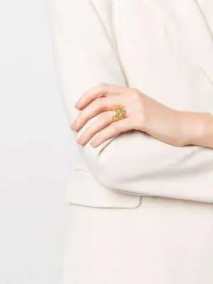 AURÉLIE BIDERMANN Tangerine Leaf Ring