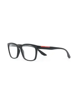 Prada Square Frame Glasses - Black