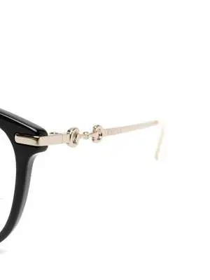 Gucci Round-frame Clear Eyeglasses