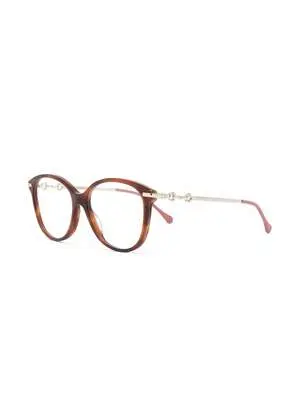 Gucci Round-frame Clear Glasses