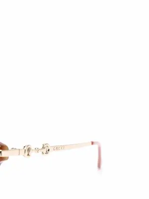Gucci Round-frame Clear Glasses