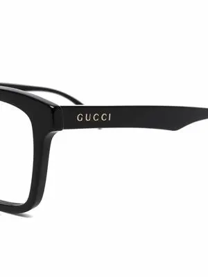 Gucci Square-frame Clear Glasses