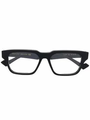 Gucci Rectangle-frame Glasses - Black