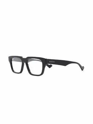 Gucci Rectangle-frame Glasses - Black