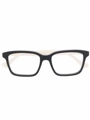 Gucci Rectangle-frame Clear Eyeglasses - Neutrals