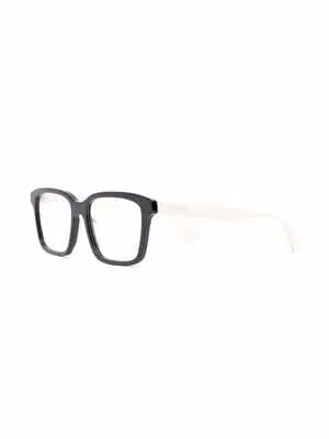 Gucci Rectangle-frame Clear Eyeglasses