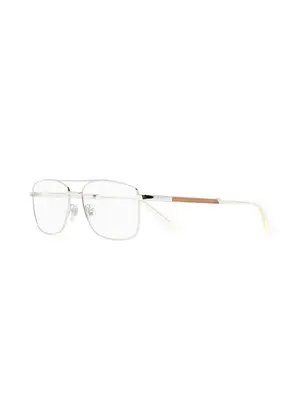 Gucci Double-bridge Pilot-frame Glasses