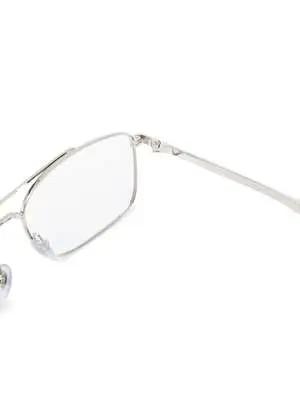 Gucci Double-bridge Pilot-frame Glasses