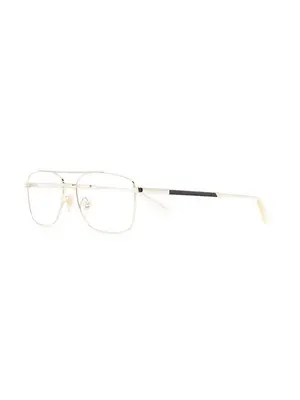 Gucci Rectangle-frame Clear Eyeglasses