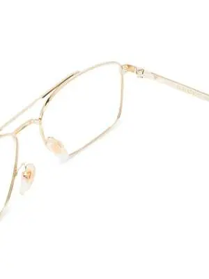 Gucci Rectangle-frame Clear Eyeglasses