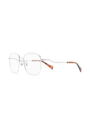 Gucci Square-frame Clear Eyeglasses - Silver