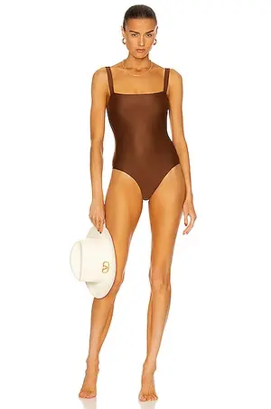 Matteau Matteau Square Maillot Swimsuit Pecan