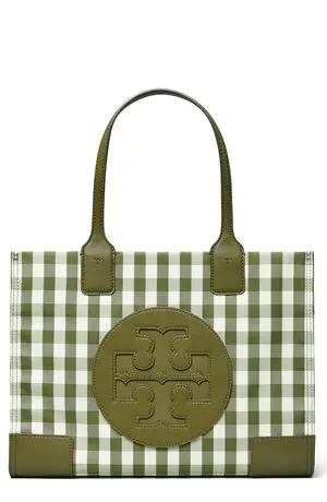 Tory Burch Mini Ella Recycled Tote Green