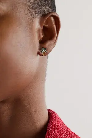 Yvonne Léon 18-karat Tsavorite Earring