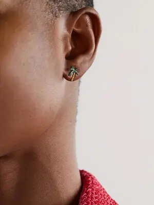 Yvonne Léon 18-karat Tsavorite Earring