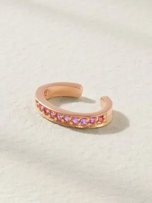 ANITA KO 18-karat Sapphire Ear Cuff - Gold