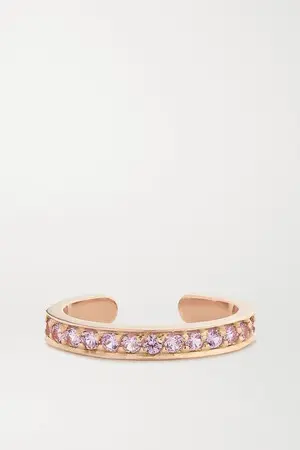 ANITA KO 18-karat Rose Gold Sapphire Ear Cuff Rose Gold