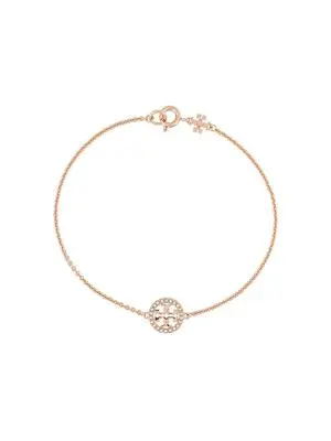 Tory Burch Icon Pavé Chain Bracelet - Gold