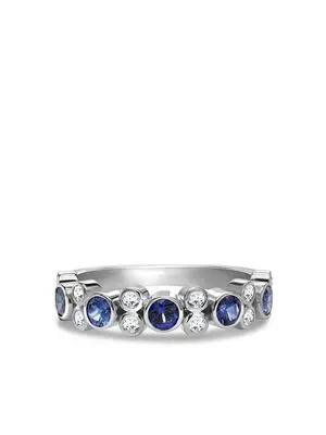 PRAGNELL 18kt White Gold Sapphire And Diamond Eternity Ring