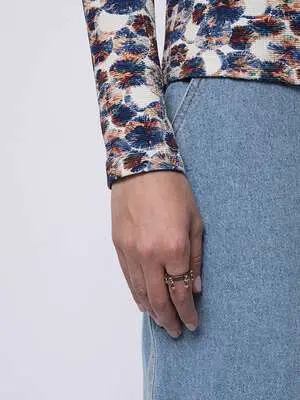 DALILA BARKACHE 18kt And Sterling Silver Sapphire Ring