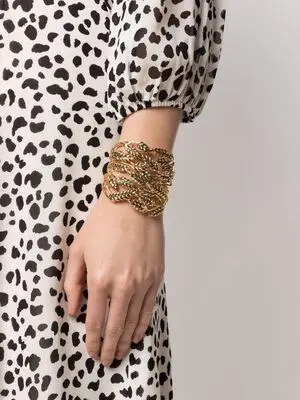 AURÉLIE BIDERMANN Wheat Layered Bangle
