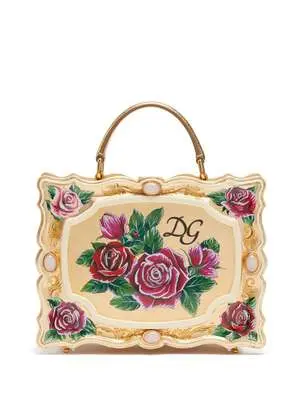 Dolce & Gabbana Hand-painted Box Bag - Gold