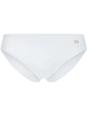 Dolce & Gabbana Logo Bikini Bottom - White